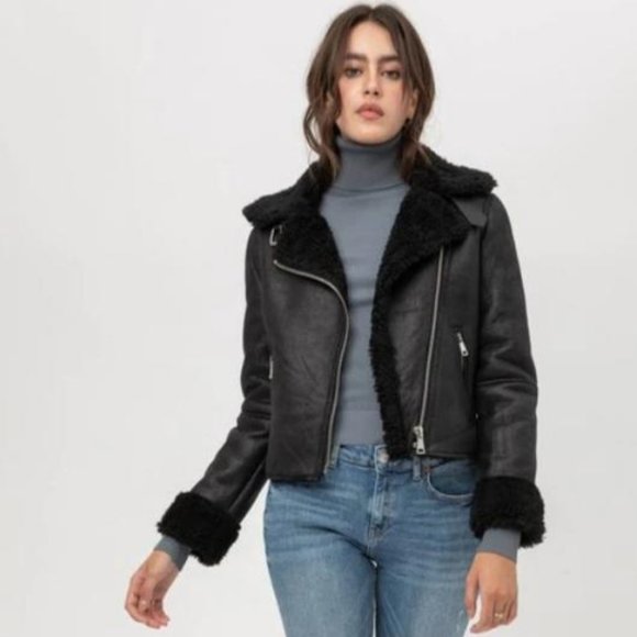 Royce Bklyn | Jackets & Coats | Boned Shearling Jacket Sale Ends Sunday ...